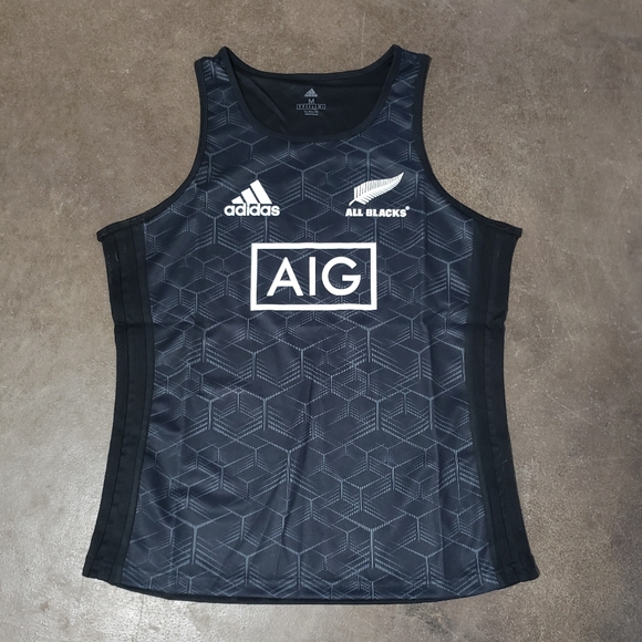 adidas | Shirts | New Zealand All Blacks Professional Rugby Training ...